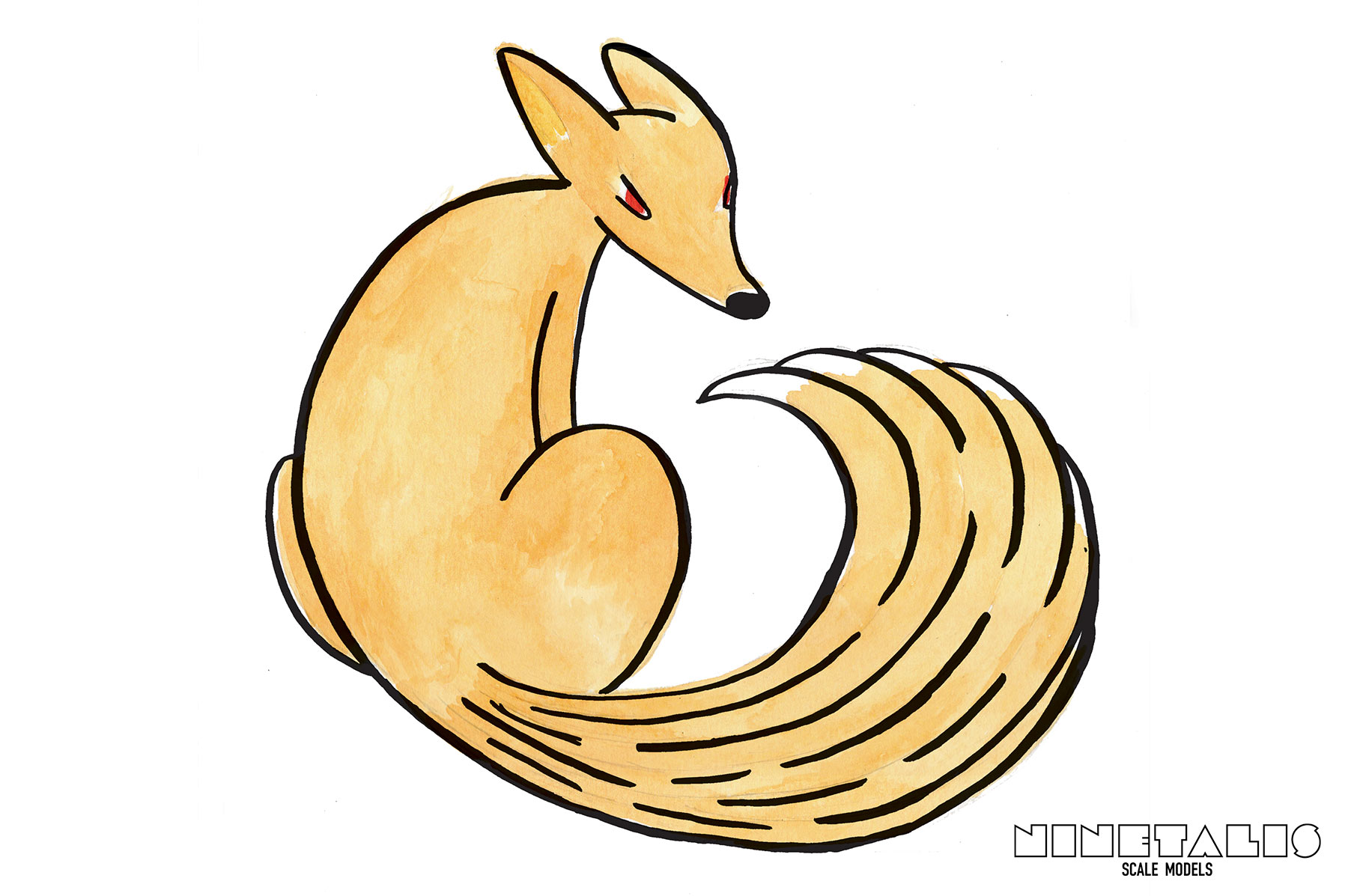 ‘Obake karuta’ alphabet – Ninetalis