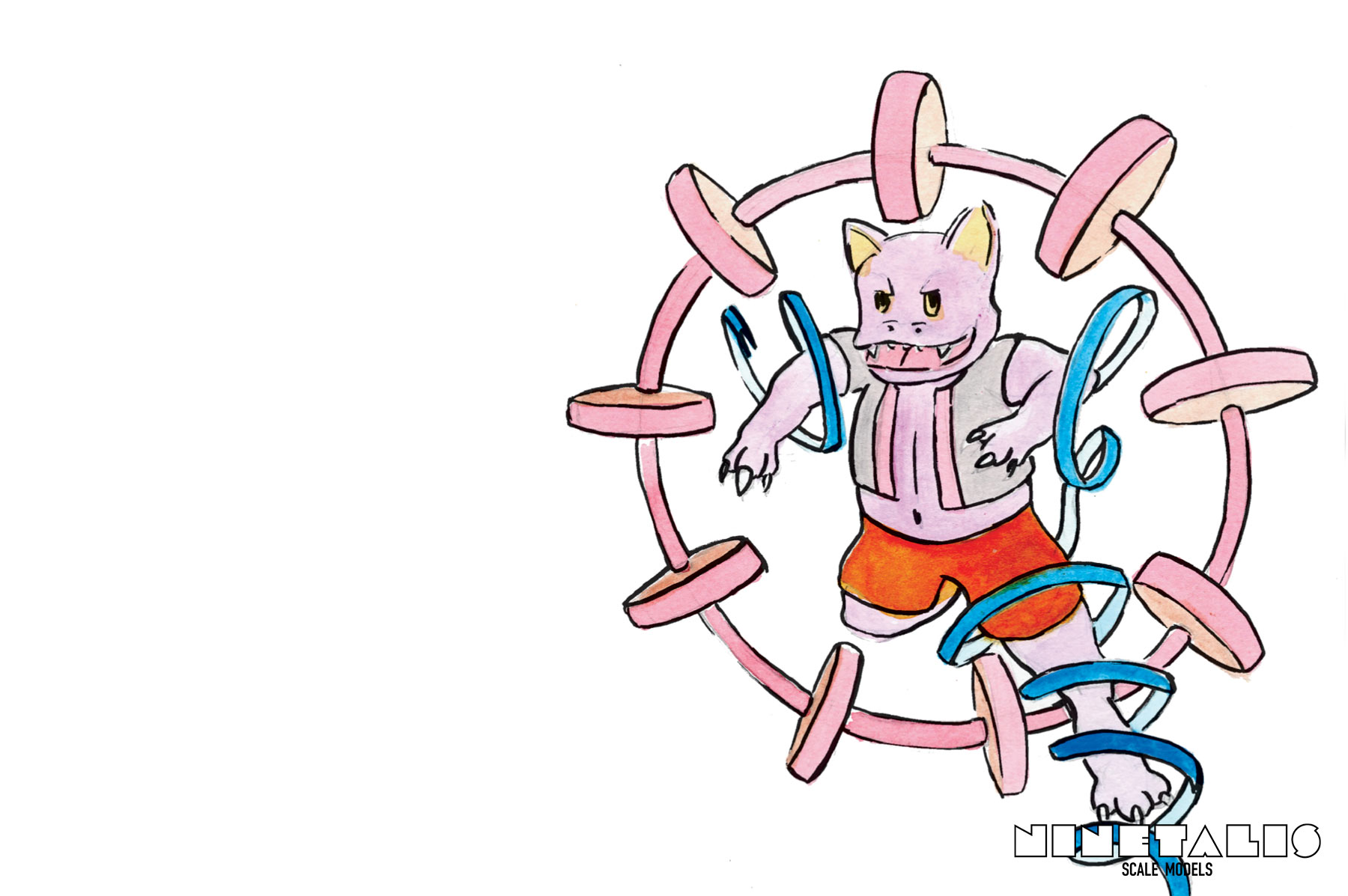 ‘Obake karuta’ alphabet – Ninetalis